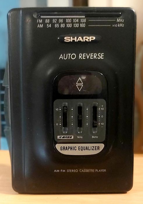 Casetofon portabil Walkman SHARP JC-516H(BK) - Auto Reverse & Graphic ...