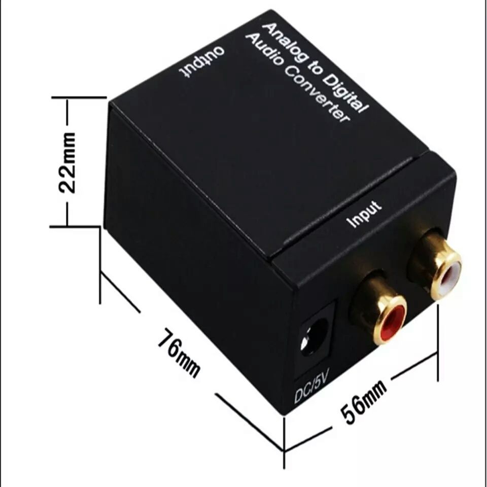 Аудио переходник Оптика (Toslink) на RCA (колокольчики). Алматы ...
