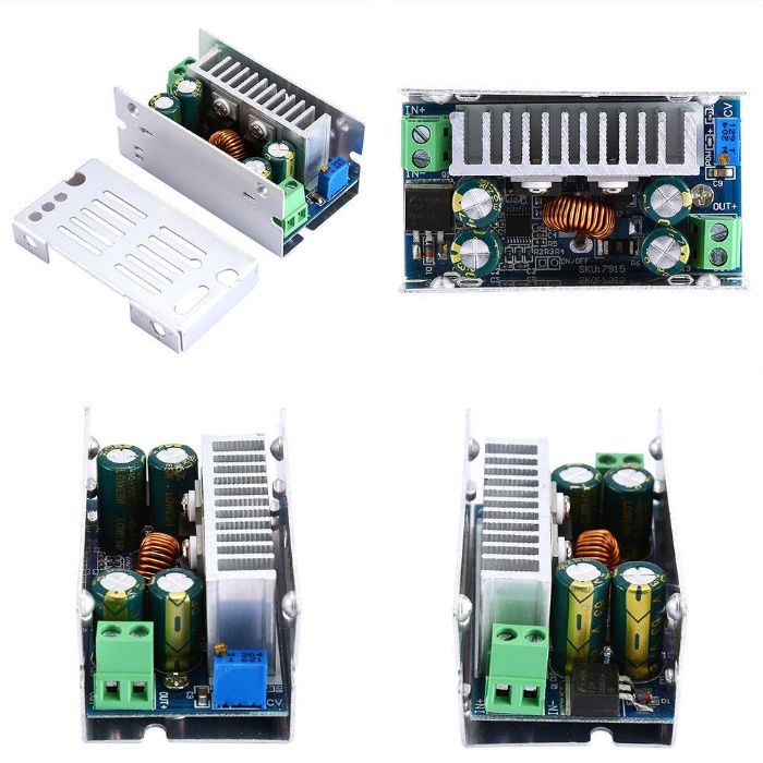 Sursa Step Down DC-DC reglabila In 8 - 60V, Out 1 - 36V, 15A comutatie ...
