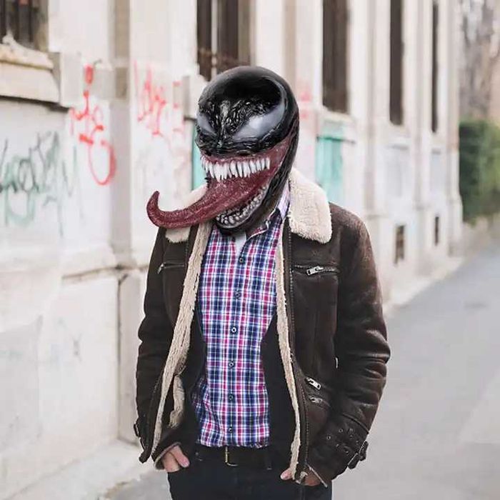 Masca horror adulti Venom, petrecere, bal mascat, revelion, latex Bacau ...