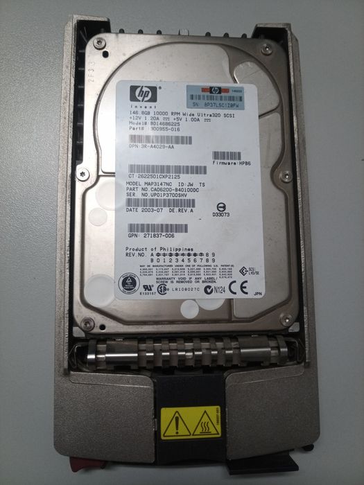 Ultra SCSI HDD HP 146.8/300 GB гр. София Надежда 2 • OLX.bg