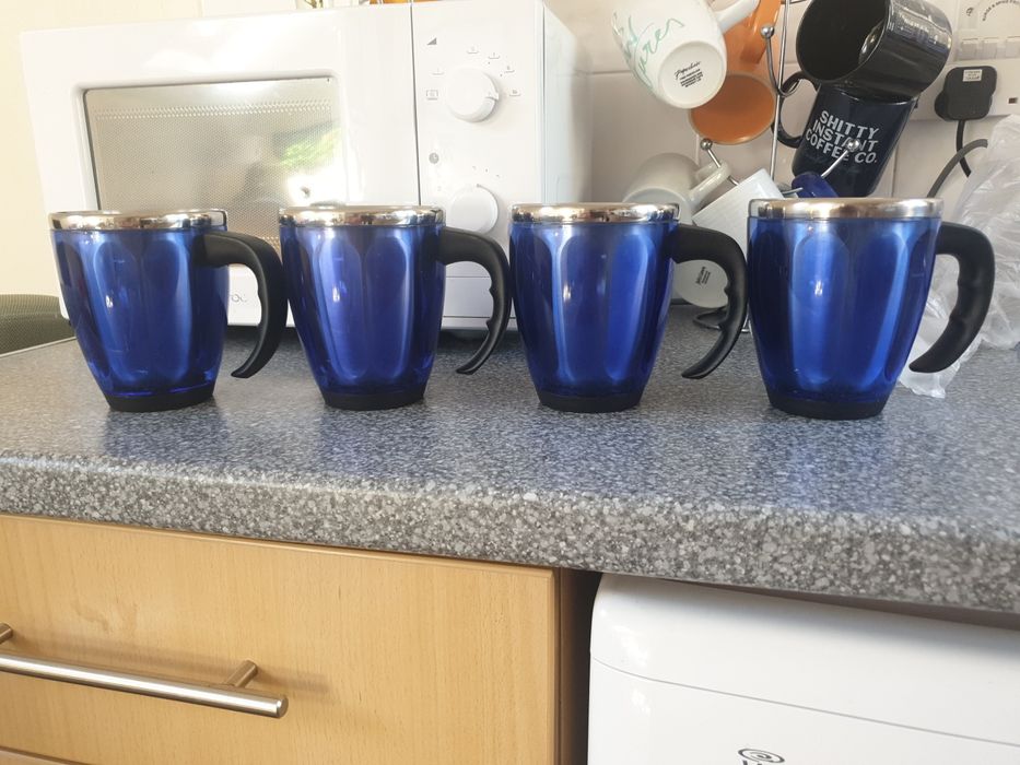 4 cani inox dublu ceai cafea camping 500 ml Catalina • OLX.ro