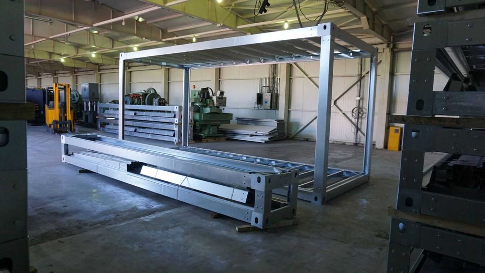 Cadru modular 6060x2438x2880 pret producator-Stalpi 3 mm Brasov • OLX.ro