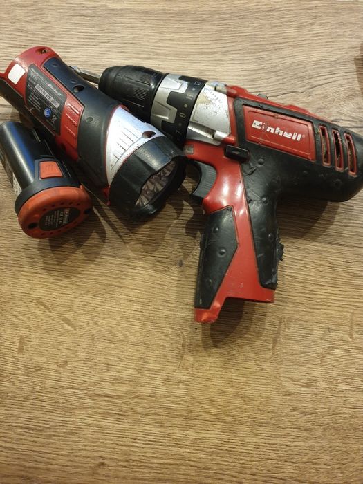 Vand filetanta Einhell si lanterna 12 v merg cu acumulator Parkside ...