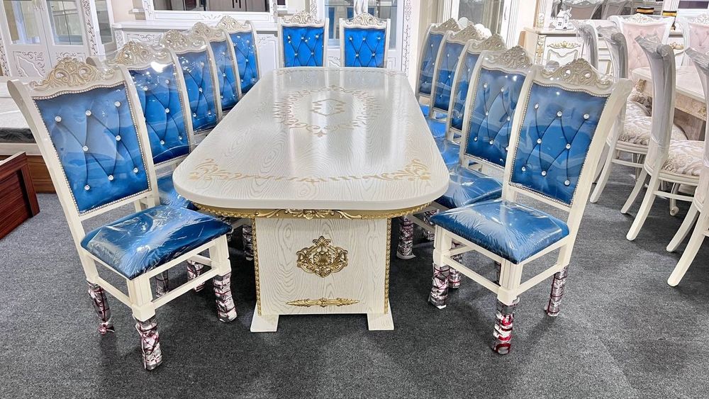 Stol stul Kamplekt 12 talik baquvat Arzon: 407 у.е. - Мебель для гостиной Ташкент на Olx