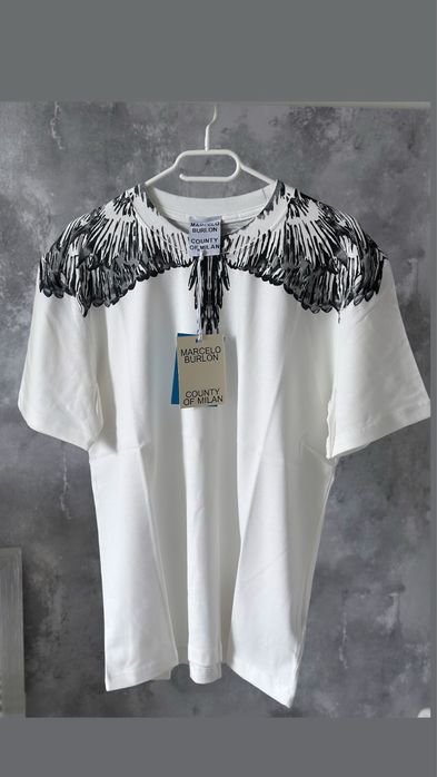 Tricou Marcelo Burlon White Premium xl xxl Bucuresti Sectorul 3 • OLX.ro