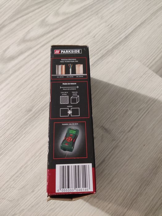 Parkside PMDL 5 B3 Detector multifuncțional 5 in 1 cu ruleta laser 10 ...