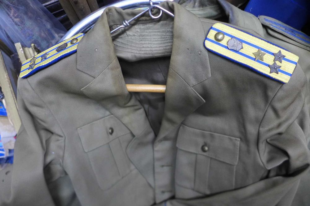 UNIFORMA Veston General Armata/ Colonel SECURITATE Epoleti Semne Arma ...
