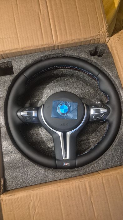 Volan nou bmw cu padele si airbag M f10,f30, f25, f11 f01 Bucuresti ...