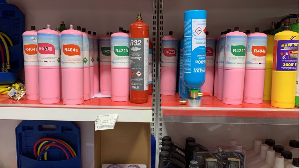 Suport pentru butelie freon r600 cantar plus cap rothenberger robinet ...