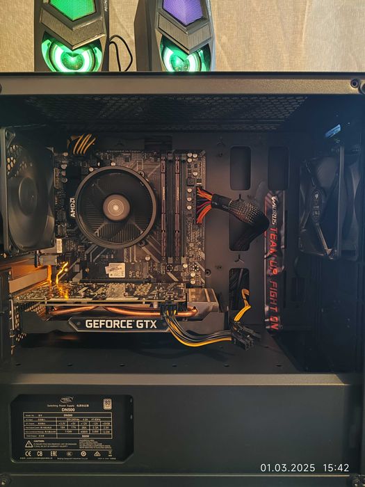 Геймърски Ryzen 5 3600,GTX 1660 6GB, RAM 16GB DDR4 3200,SSD 512GB NVME гр. Бургас Възраждане ...