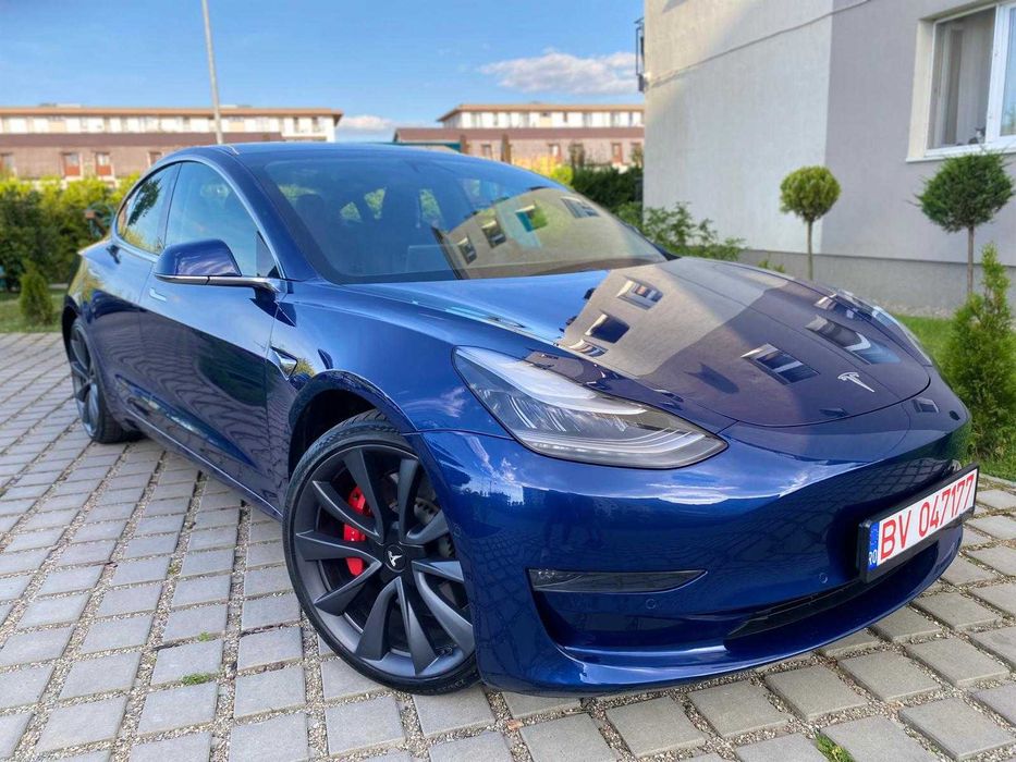 Tesla Model 3 PERFORMANCE 0-100 3.4s garanție jante 20 dual motor ...