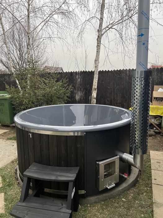 Ciubar din fibra de sticla Stoc 6 persoane Hot tub Jacuzzi Mini Piscin ...