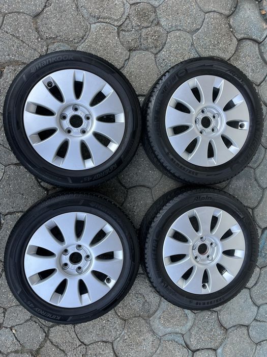 Jante aliaj 5x112mm anvelope iarna 205/55 R16 Audi A3 A4 Seat Skoda VW Targu-Mures • OLX.ro
