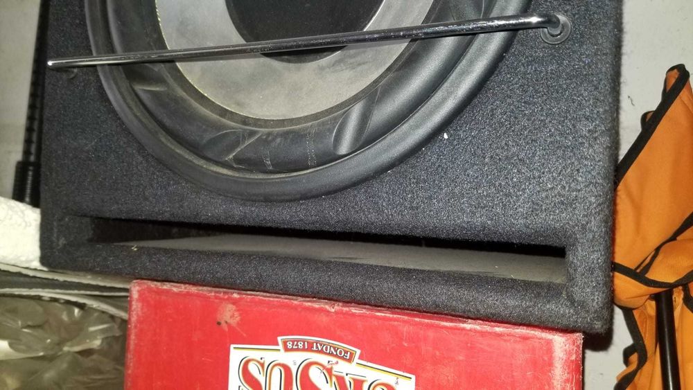 Pachet bass statie amplificator subwoofer Crunch CRB350 Buzau • OLX.ro