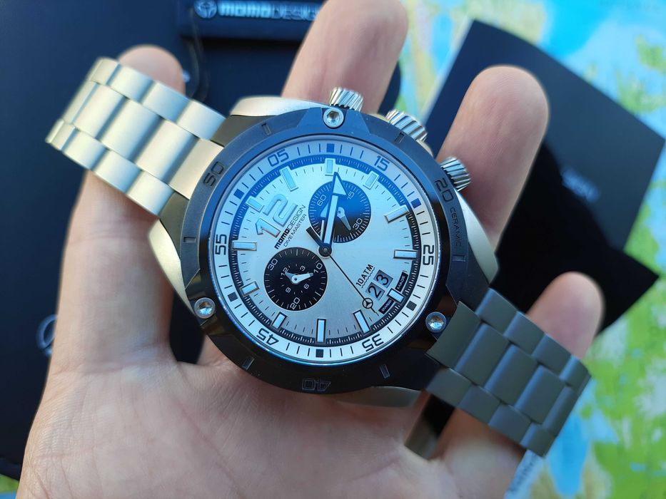 Ceas Momo Design Dive Master Cronograf Swiss Safir Craiova • OLX.ro