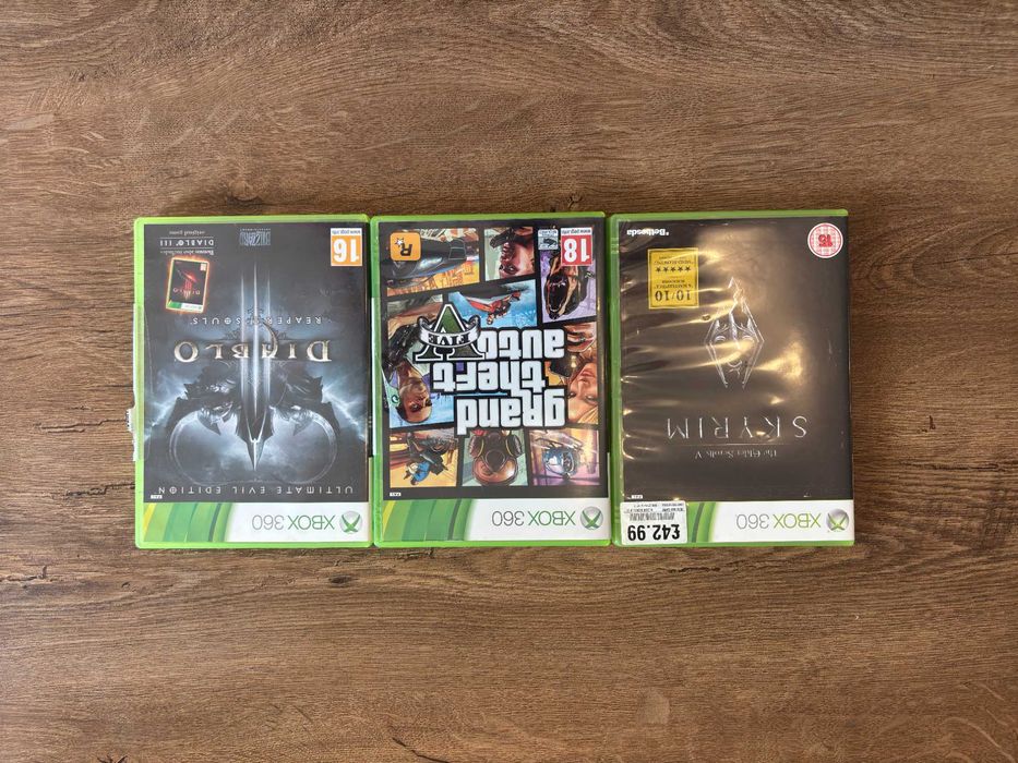 GTA 5, Diablo 3, Skyrim - Лот Игри за XBOX 360 гр. Пловдив Южен • OLX.bg