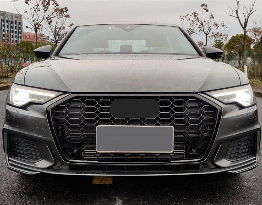 Grila Bara Fata Audi A6 C8 4K (2018-up) RS6 Design Negru Lucios ...
