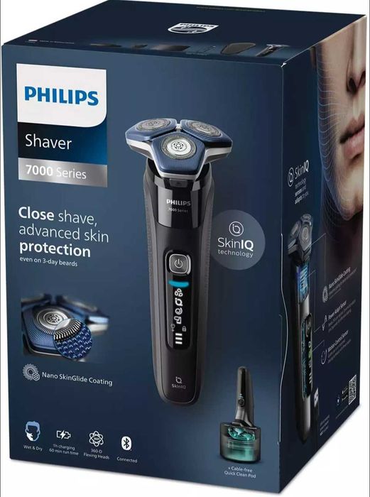 Shaver series 7000 Електрическа самобръсначка за мокро и сухо бръснене гр. Бургас Славейков • OLX.bg