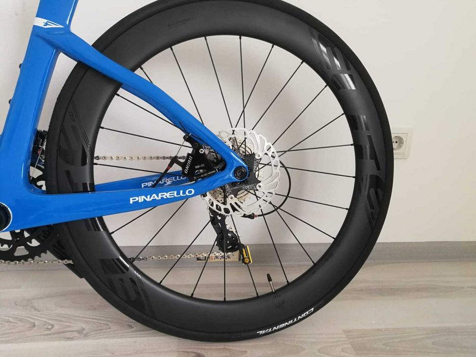 Bicicleta cursiera full carbon: cadru, ghidon, roti. Marime S. Noua ...