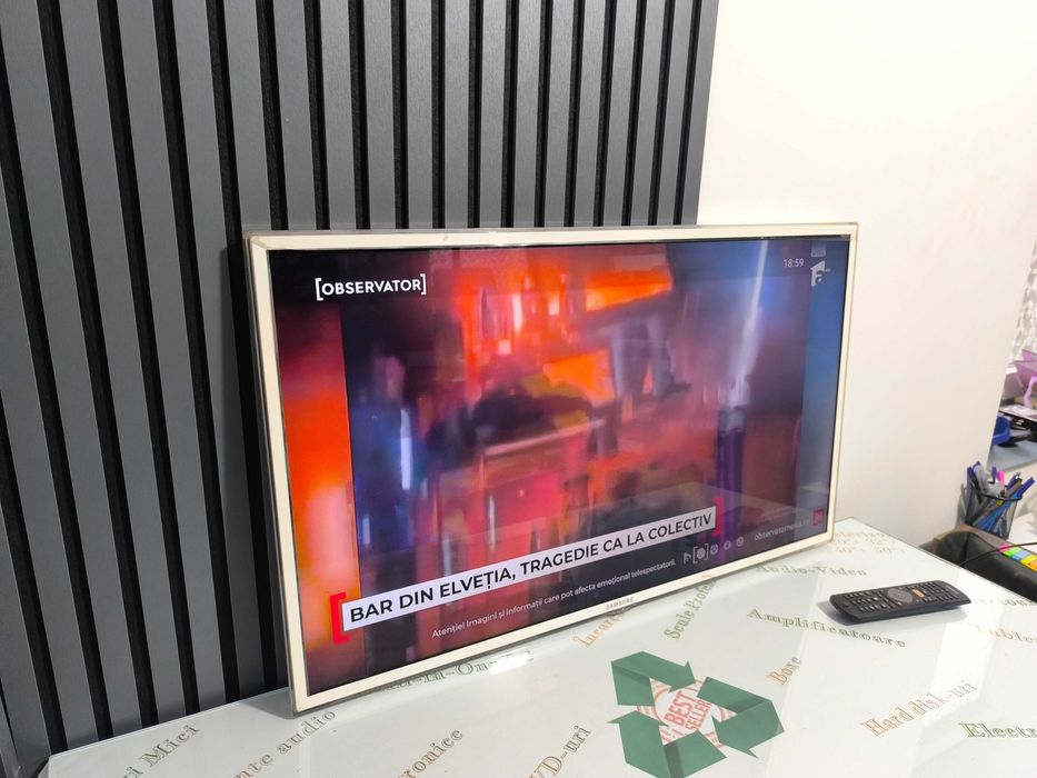 Televizor Samsung UE37D6510WS 37 inch Smart TV cu porturi multiple ...