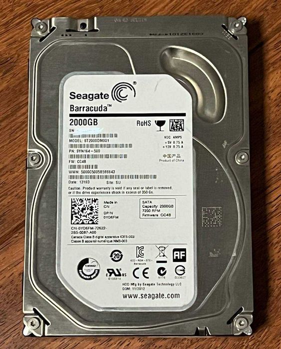 Seagate Barracuda 2TB 2 TB 2000GB 2000 GB 3.5" HDD Хард Диск гр. София Изгрев • OLX.bg