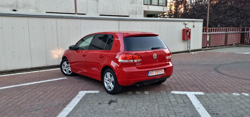 Vw Golf 6 // Benzina euro 5 // Stare Impecabilă// Carte service Pitesti ...