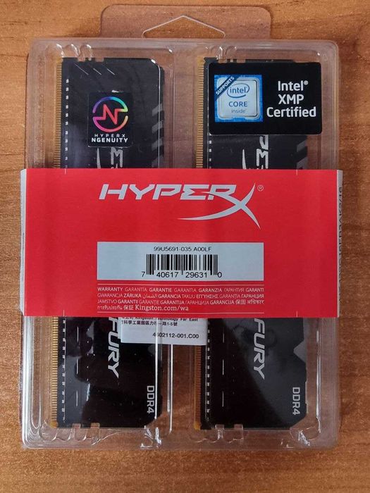 HyperX FURY DDR4 16gb (8x2): 480 000 сум - Комплектующие Ташкент на Olx