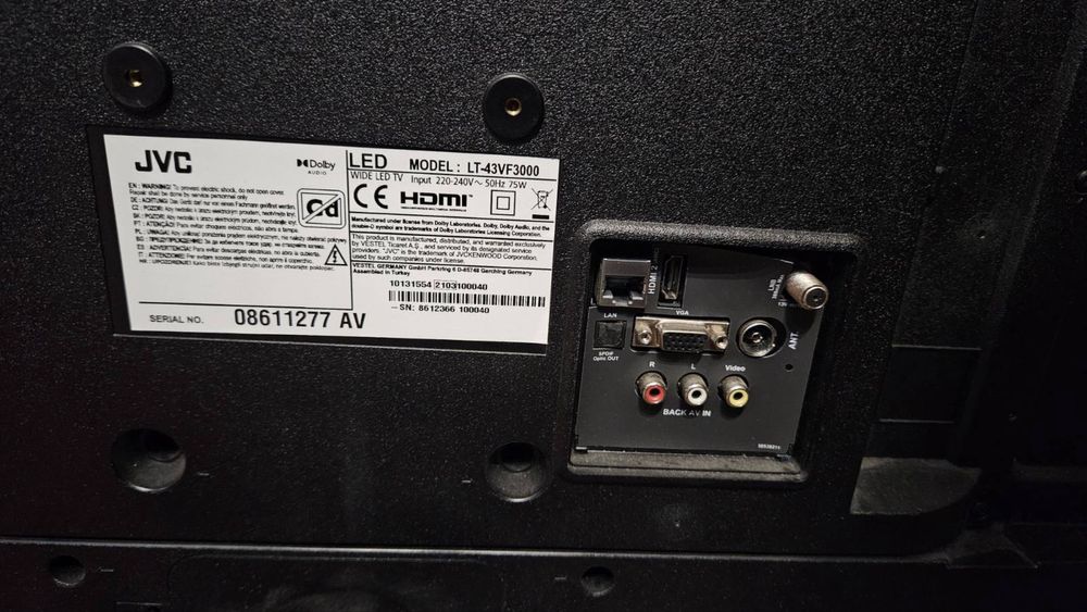 Смарт Телевизор JVC LT-43VF3000 гр. София Обеля 2 • OLX.bg