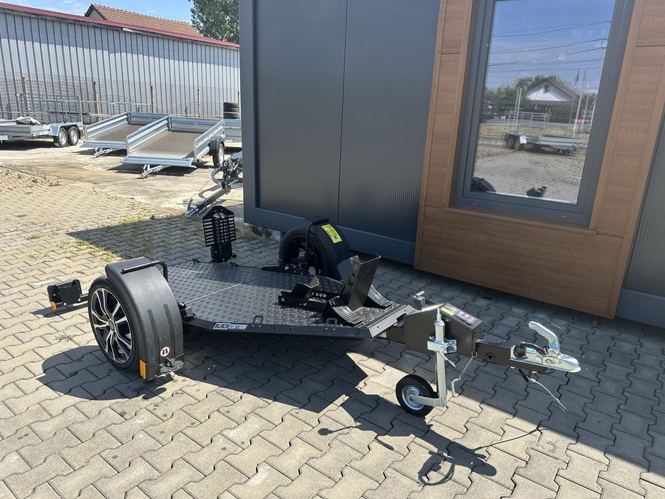 Remorca moto Lorries 750 liftabila black edition 2025 noua Dacia • OLX.ro