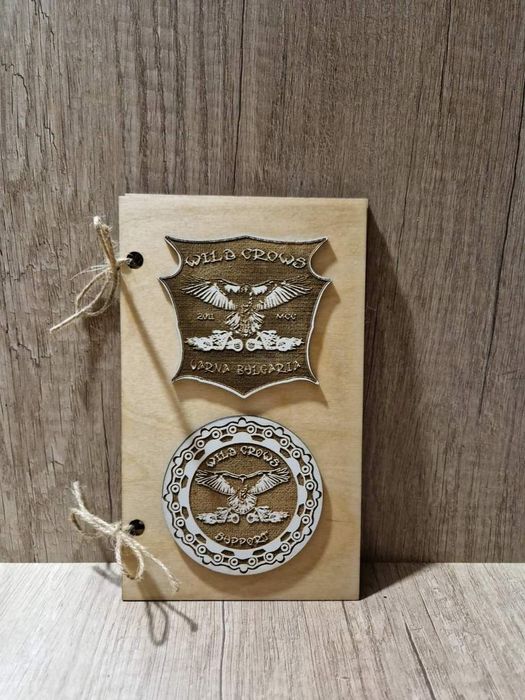 Дървена картичка с място за пари Идеалния подарък Подарък сувенир гр Търговище Изток 1