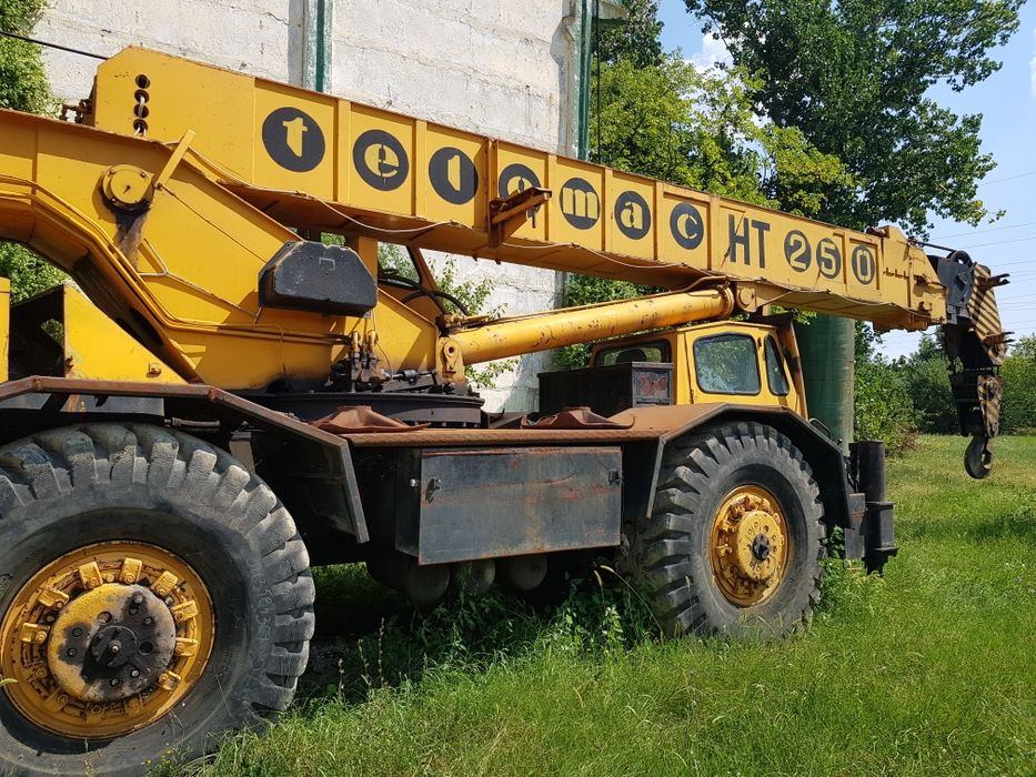 Automacara telemac ht 250 auto macara 25 tone sarcina carte iscir ...