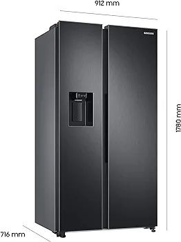 Нов черен side by side хладилник Самсунг/Samsung гр. Карнобат • OLX.bg
