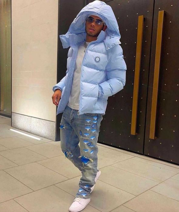 Geaca Trapstar Irongate Baby Blue Albastra Central Cee noua Bucuresti ...