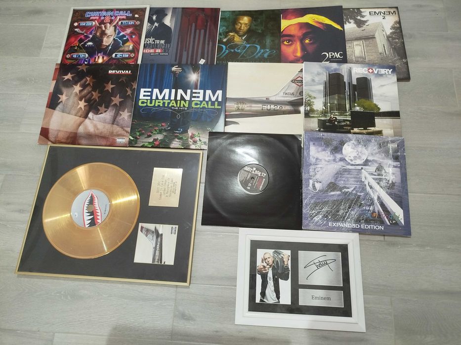 GOLD DISC Eminem Kamikaze + colectie vinyl Eminem + Dr Dre, 2PAC Ilfov ...