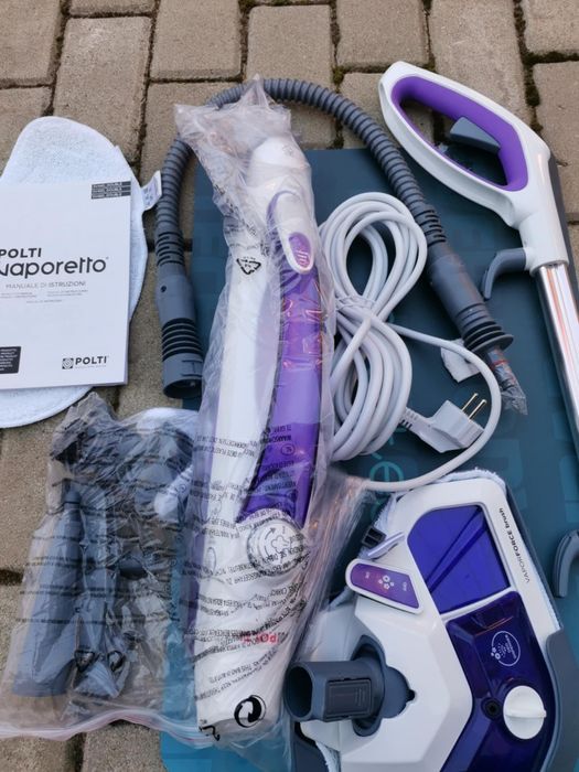 Mop cu Abur Polti Vaporetto SV 440 Double, 15 in 1, 1500W, 2.4Kg ...