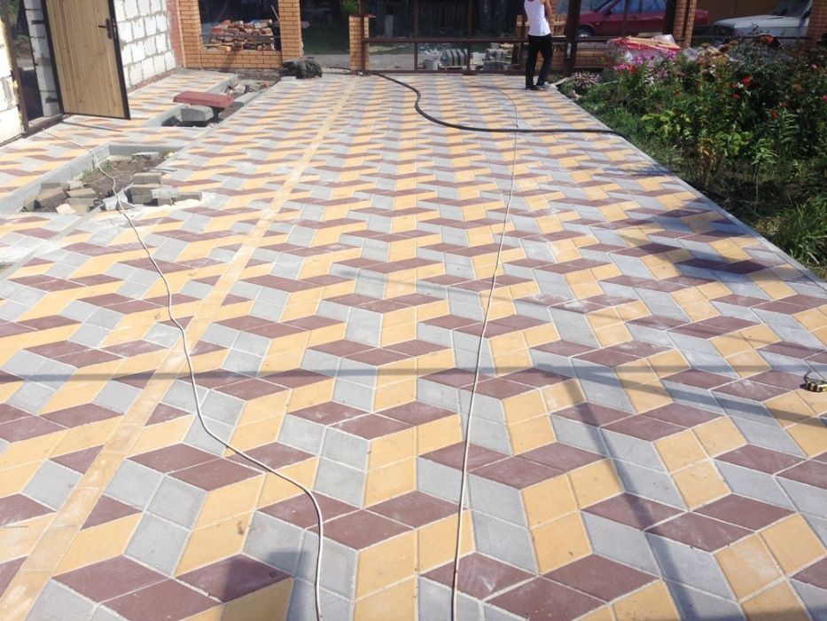 Pavaj/Pavele/Dale/borduri vibropresate,Garduri,Romb 3D Teleorman ...