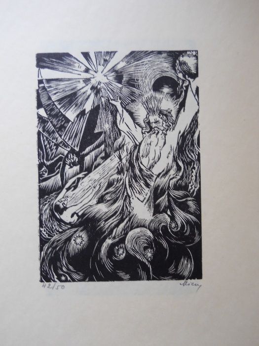 Mapa"Creatiune"de Fred Micos,10 gravuri originale semnate,ex.42/50 ...