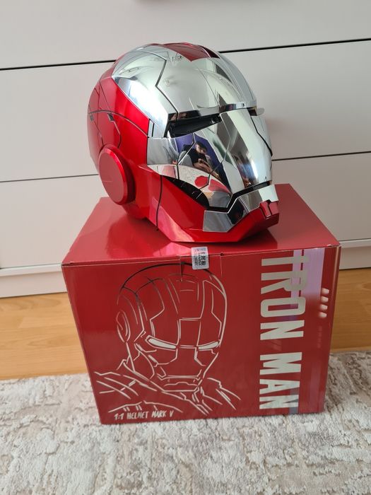 Casca iron man mk.5 1:1 original Satu Mare • OLX.ro