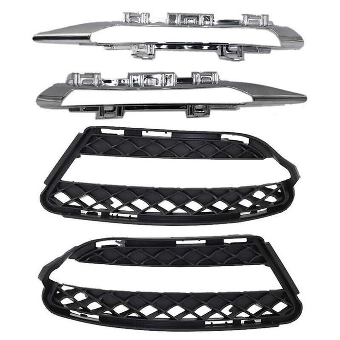 Хромирано капаче за дневна светлина Mercedes w221 09-13 facelift гр ...