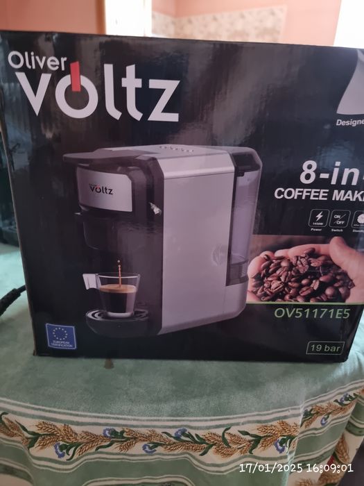 Кафемашина с капсули Oliver Voltz OV51171E5 8in1 гр. Айтос • OLX.bg