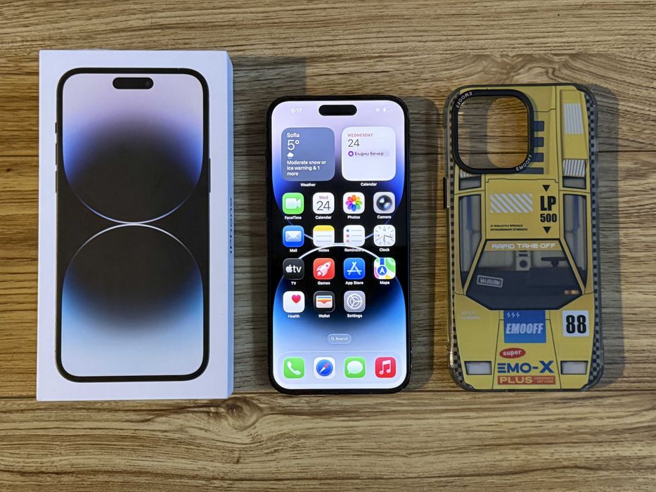 IPhone 14 Pro Max 128GB Space Black/Фабрично Отключен/Батерия 85% гр ...