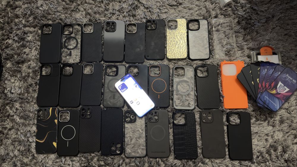 IPhone 16 Pro Max 512GB + 26 Huse + 10 folii sticla Iasi • OLX.ro