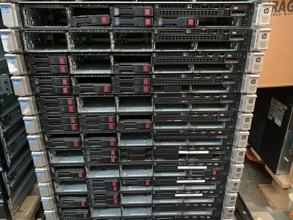 HP ProLiant DL360e server 2xE5-2430 100GB SSD 16GB RAM ECC Сървър гр ...