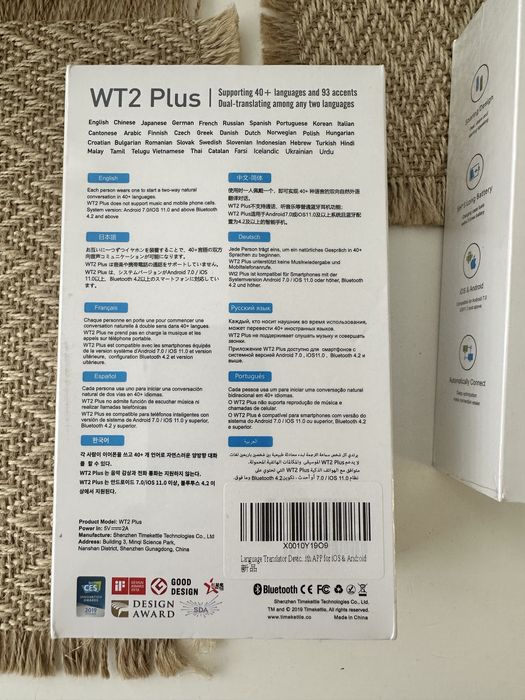 WT2 Plus Al Translator Earbuds 1 buc Nou Baia Mare • OLX.ro