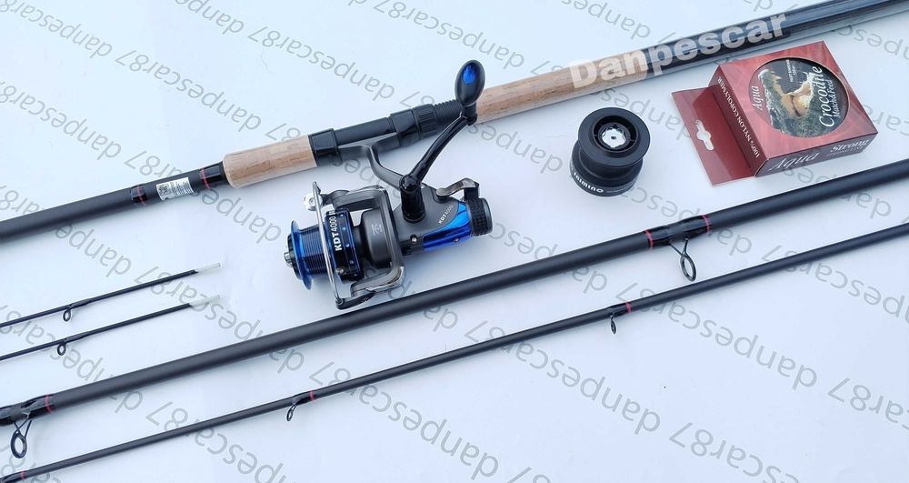 SET FEEDER Lanseta HARRIER 4,20m 210gr + Mulineta Saimino KDT4000 +fir Bucuresti Sectorul 3 • OLX.ro