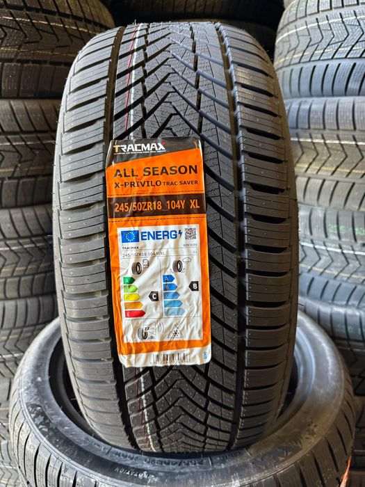 Нови всесезонни гуми 245/50ZR18 104Y XL A/S TRACSAVER TRACMAX Нов ДОТ ...