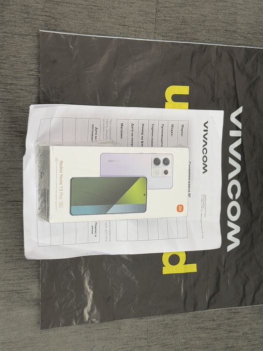 ЗАПЕЧАТАН 256GB Xiaomi Redmi Note 13 Pro 5G 8GB Гаранция Vivacom 2027 гр. София Младост 1 • OLX.bg
