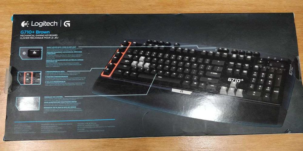 Logitech G710+ Mechanical Gaming Keyboard with Tactile High-Speed Keys ...