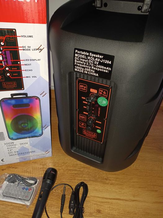 Boxa karaoke copii Boxa 50 cm portabila bluetooth Boxa party gratar ...